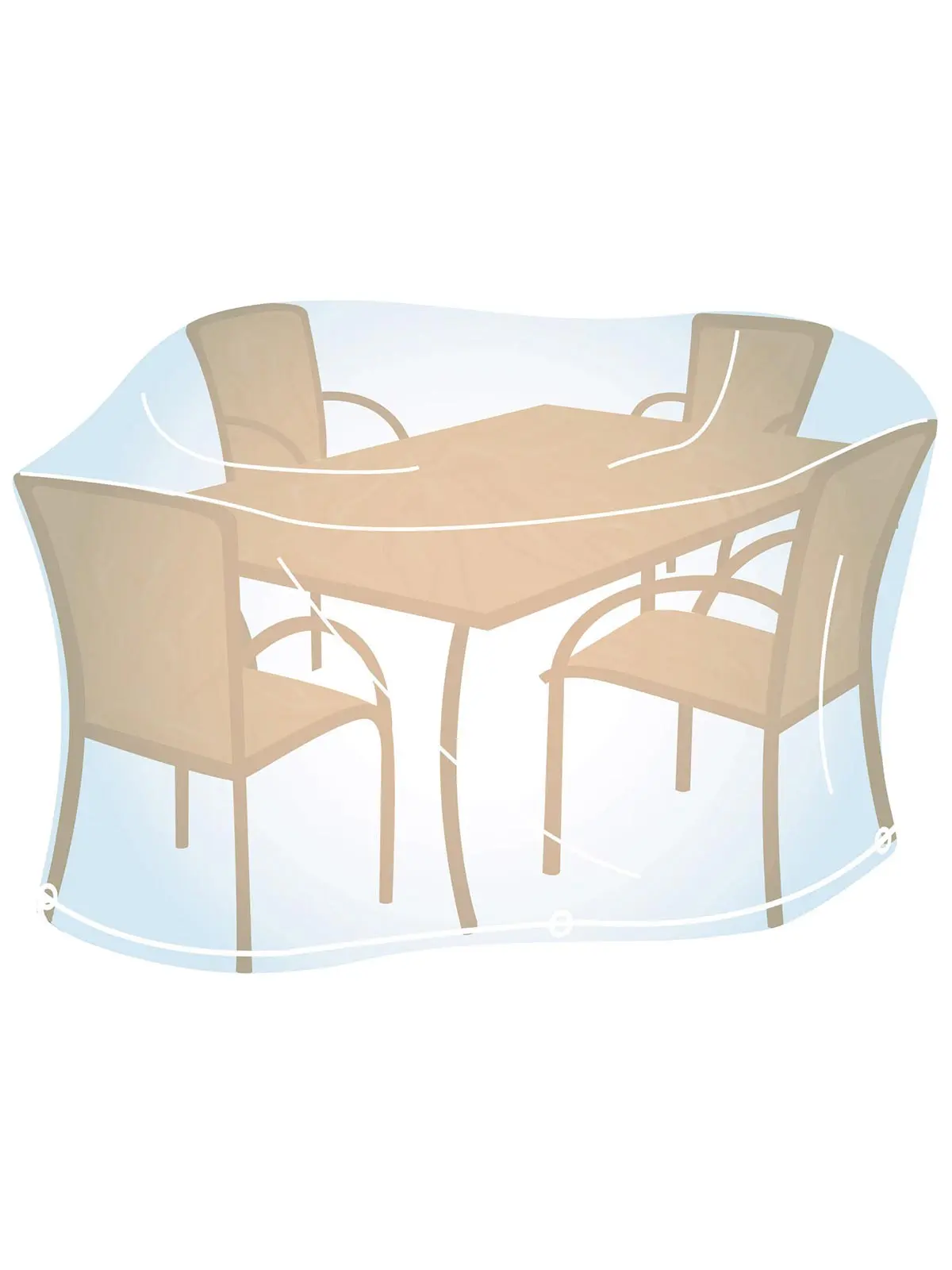 CAMPINGAZ Prekrivač za sto i stolice Dining transparentan