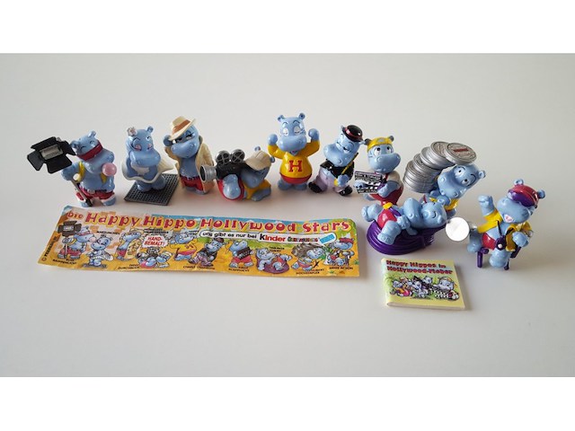 Happy Hippo Hollywood Stars 1997