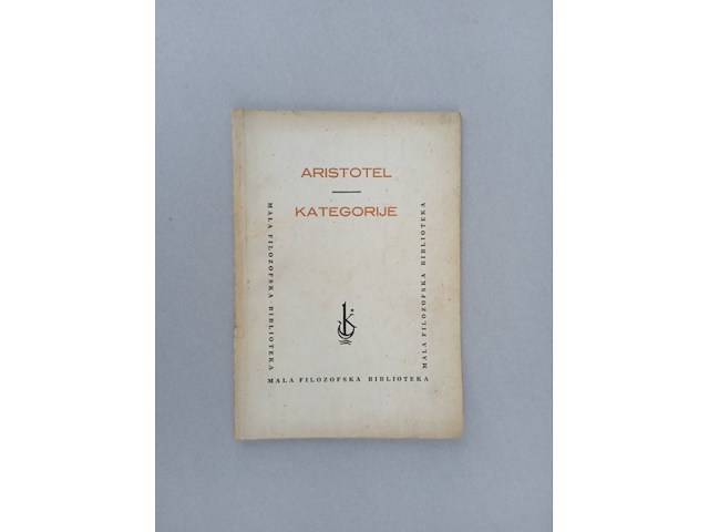 Aristotel - Kategorije
