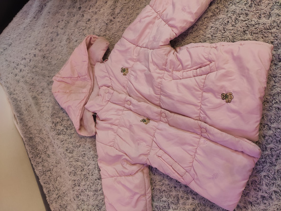 Decija zimska jakna pink za devojcice