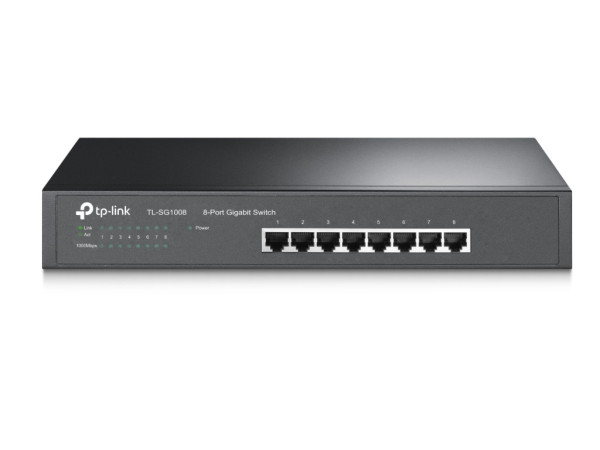 TP-LINK switch Gigabit 8x RJ45 101001000Mbps 13'' metalno kuciste' ( 'TL-SG1008' )