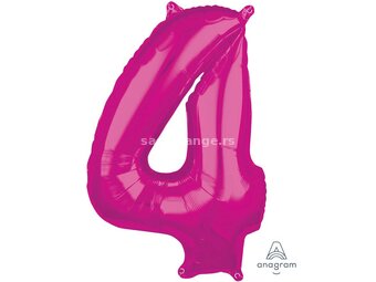 Folija balon 45x66cm Pink 4