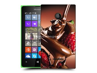 Futrola za Microsoft Lumia 532 leđa Durable print - čokolada