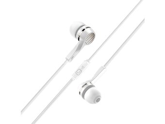 Slušalice bubice sa kablom MX-EP09 belo-srebrna