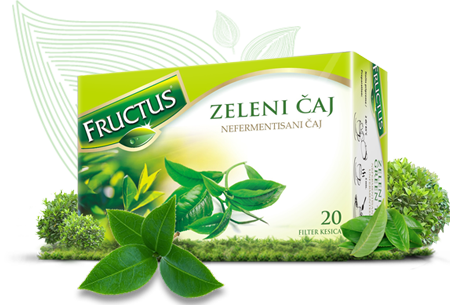 Zeleni čaj,20 filter kesica Fructus