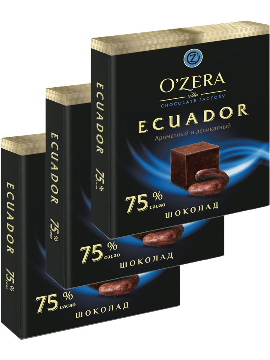 O“Zera Ecuador čokolada 75% kakao 90gr