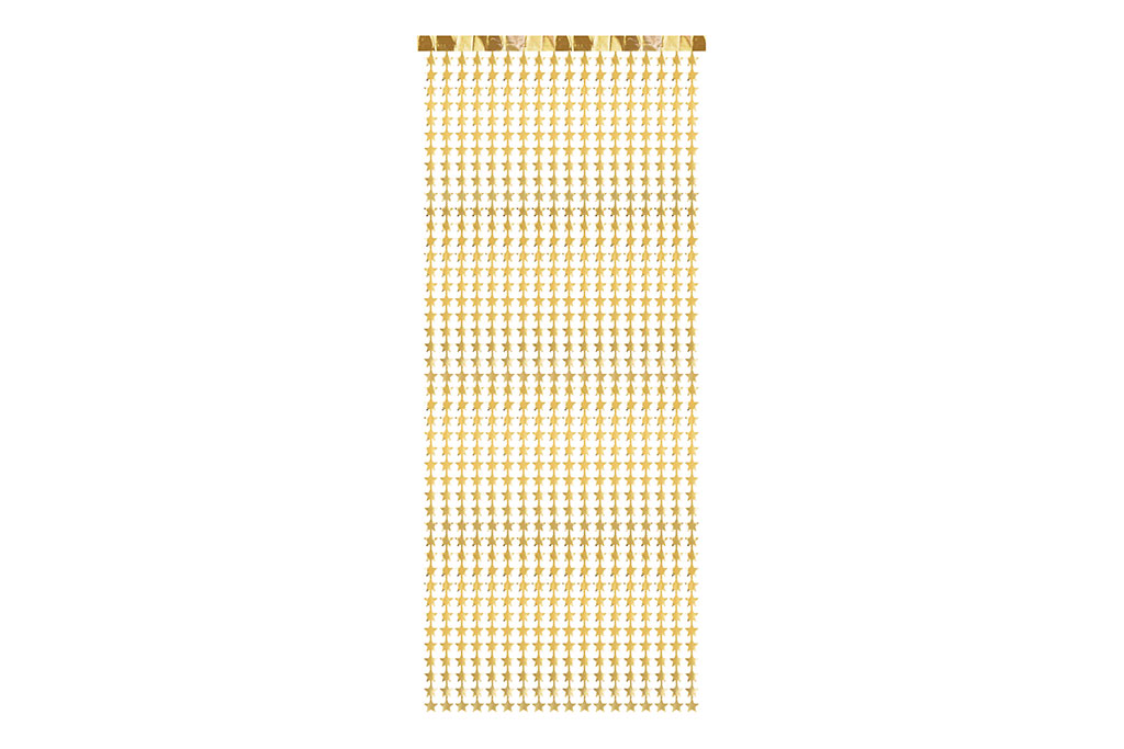 Zlatne zvezdice zavesa – 100x245cm