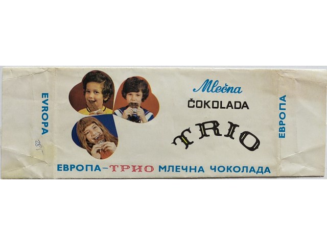 Evropa cokolada Trio
