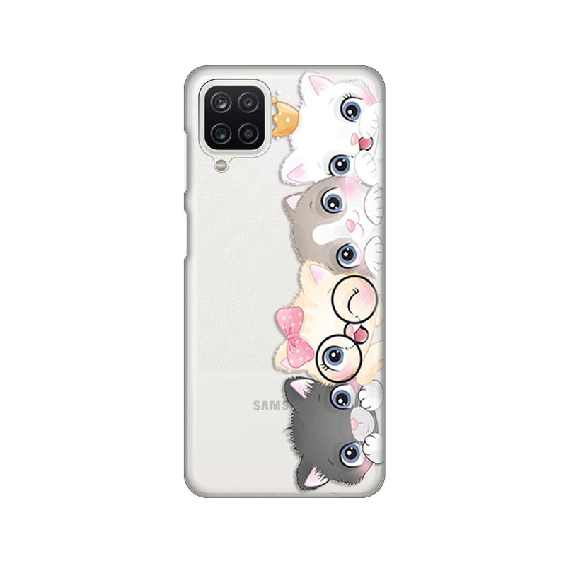 Maskica Silikonska Print Skin za Samsung A125F Galaxy A12 Cats