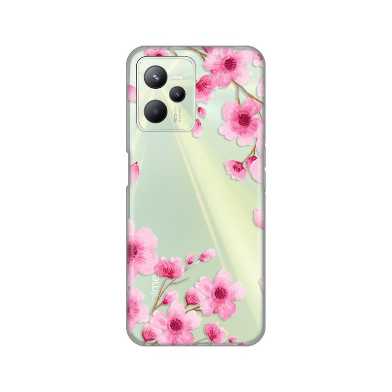 Maskica Silikonska Print Skin za Realme C35 Rose flowers