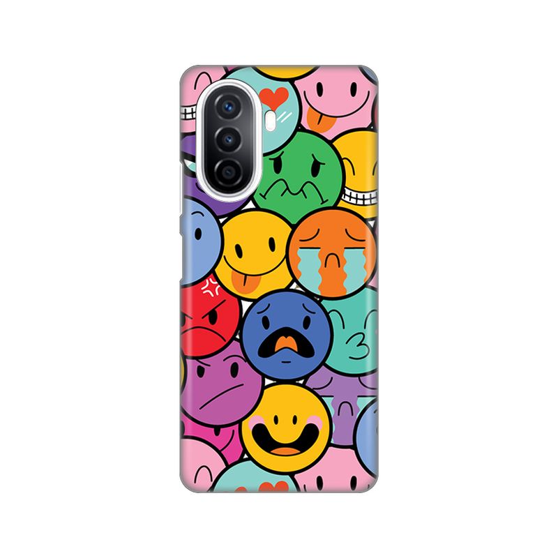 Maskica Silikonska Print Skin za Huawei Nova Y70/Y70 Plus Smiles