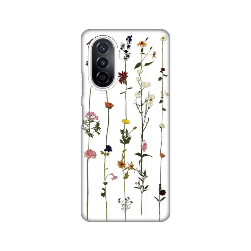 Maskica Silikonska Print Skin za Huawei Nova Y70/Y70 Plus Flower