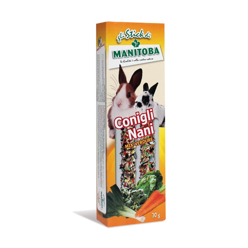 Manitoba Sticks sa povrćem poslastica za zečeve 70g