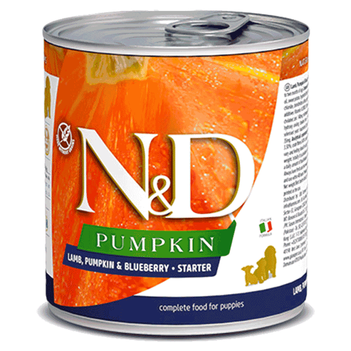 N&D Pumpkin konzerva za štence Puppy, Bundeva i Jagnjetina, 285 g