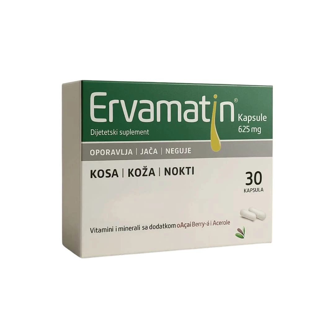 Ervamatin® Kapsule Protiv Opadanja Kose 30 Komada
