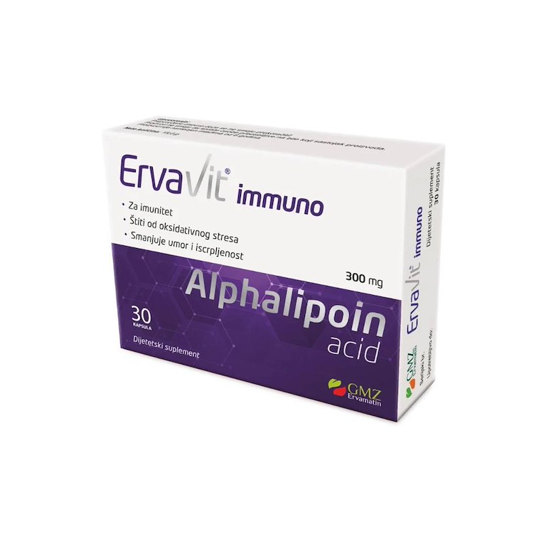 ErvaVit® Alphalipoinska Kiselina 300 mg 30 Kapsula