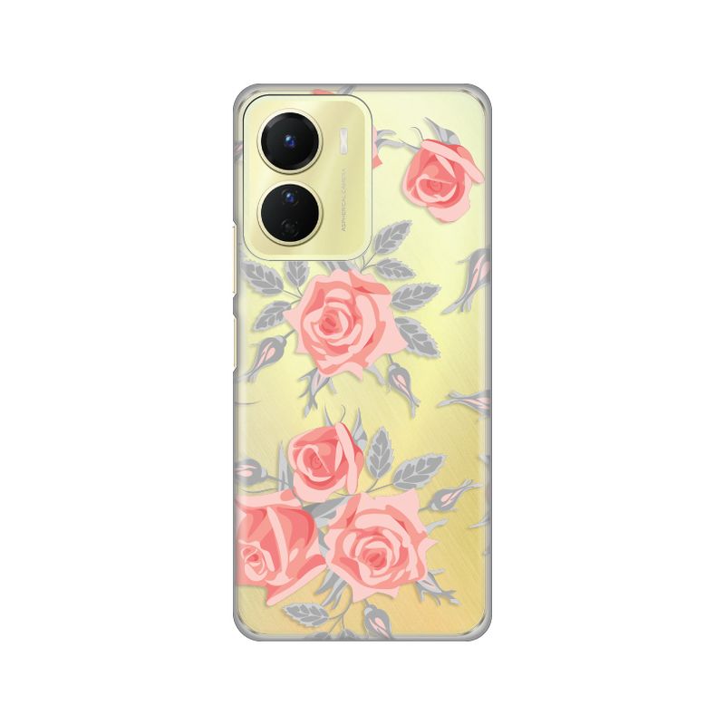 Maskica Silikonska Print za Vivo Y16 Elegant Roses