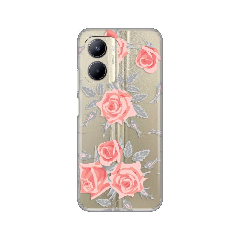 Maskica Silikonska Print za Realme C33 Elegant Roses