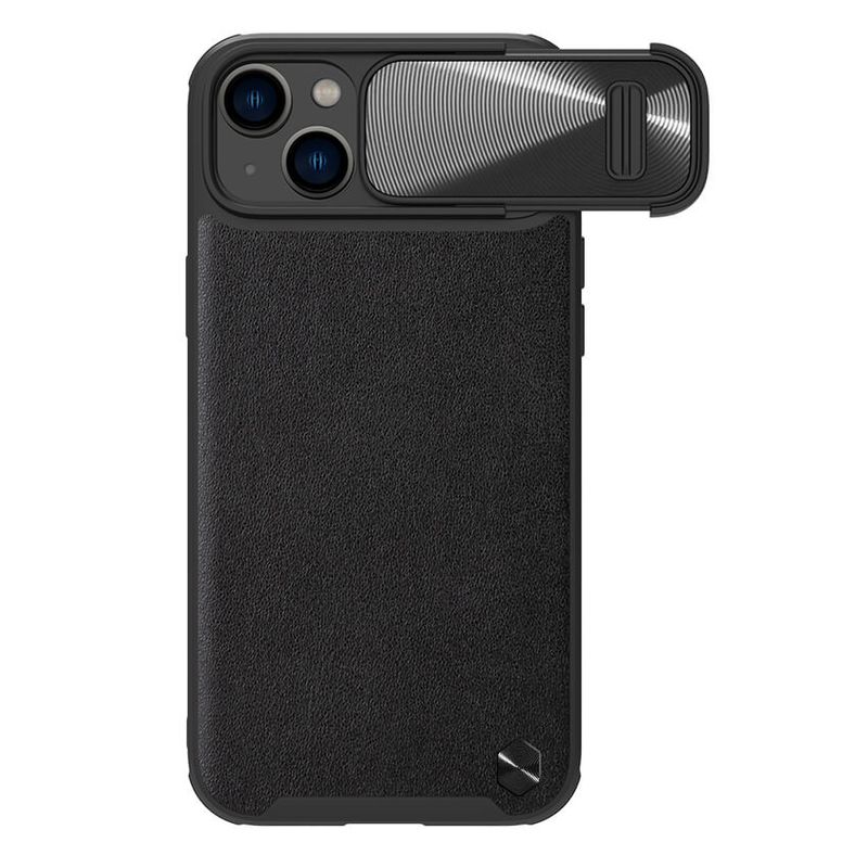 Maskica Nillkin CamShield Leather S za iPhone 14 6.1 crna