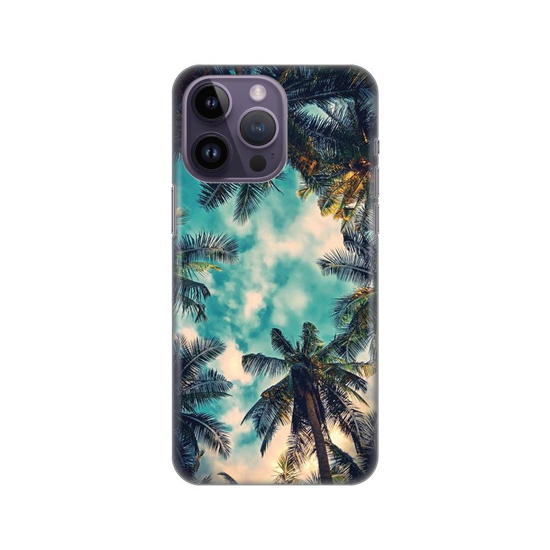 Maskica Silikonska Print Skin za iPhone 14 Pro Max 6.7 Palm tree