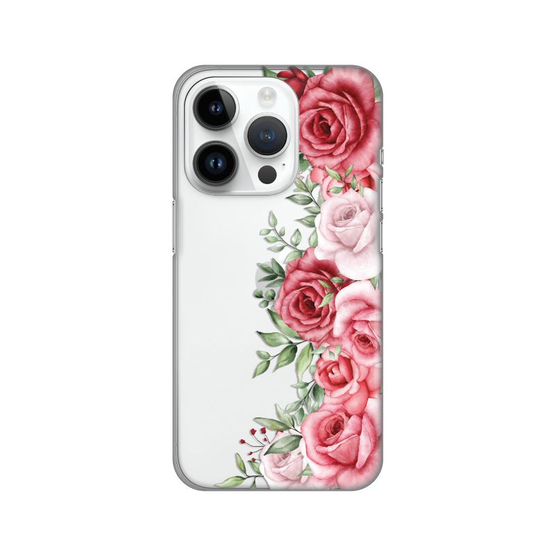 Maskica Silikonska Print Skin za iPhone 14 Pro 6.1 Wild Roses