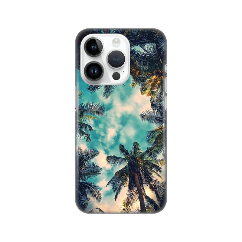 Maskica Silikonska Print Skin za iPhone 14 Pro 6.1 Palm tree