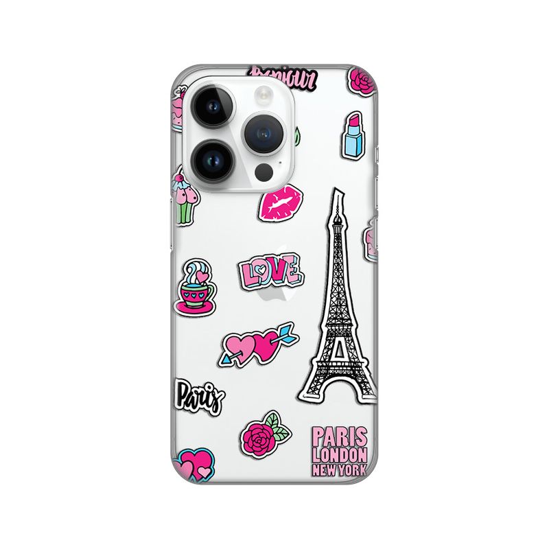 Maskica Silikonska Print Skin za iPhone 14 Pro 6.1 Love Paris