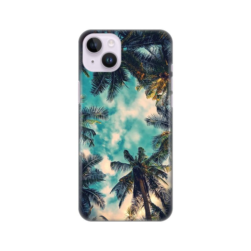 Maskica Silikonska Print Skin za iPhone 14 Plus 6.7 Palm tree