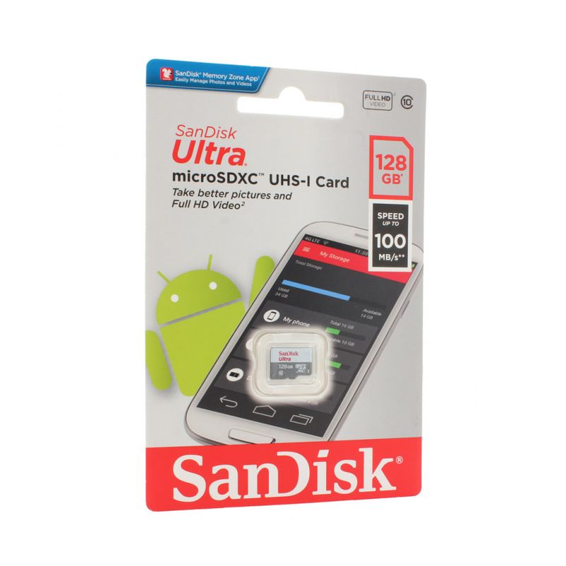 Mem.Kartica SanDisk SDXC Extreme micro 128GB 100 MB/class 10/ UHS-I