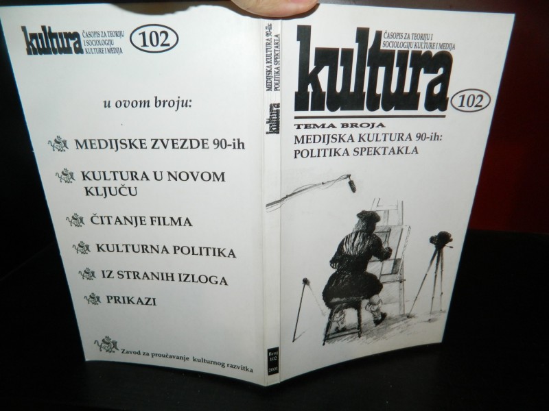 Časopis Kultura 102 - Medijska kultura 90-ih