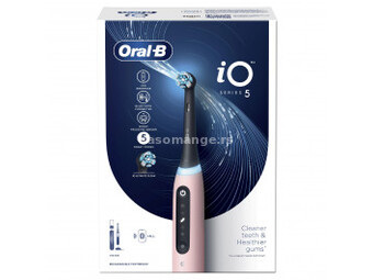 ORAL-B Električna četkica za zube iO Series 5 + TC Pink 500583