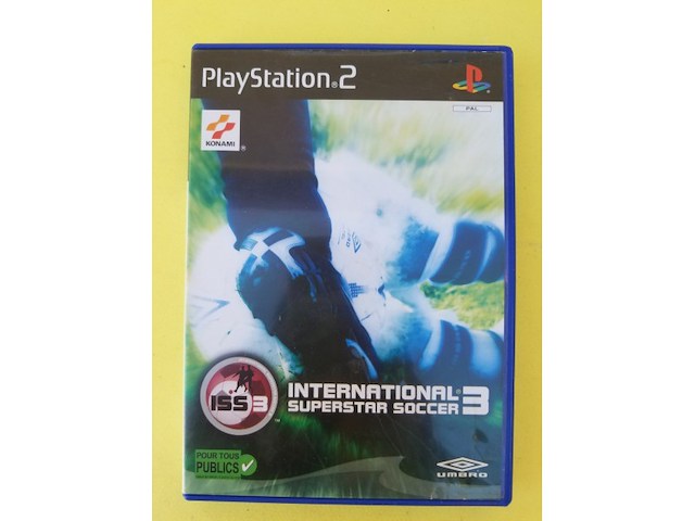 ISS3 International Superstar Soccer 3 - PS2 igrica