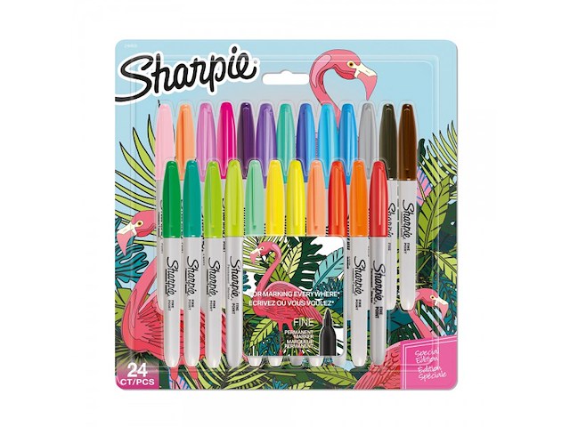 SHARPIE PERMANENTNI MARKER SET FLAMINGOS 1/24