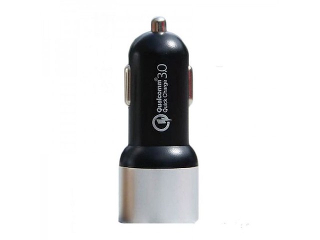 Xipin Charger CX22 black/silver, dual USB, 5V-3A/9V-2A/12V-1.5A