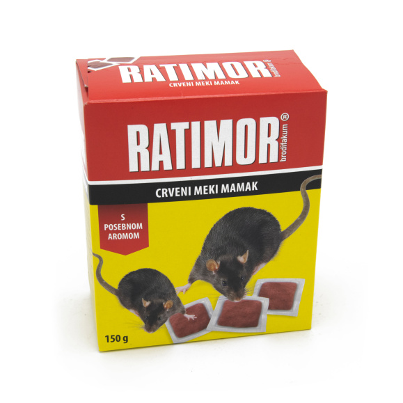 RATIMOR crveni Brodifakum meki mamak 150g