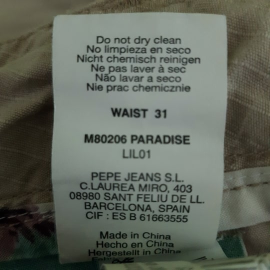 Bermude Pepe Jeans, Vel. M/W31