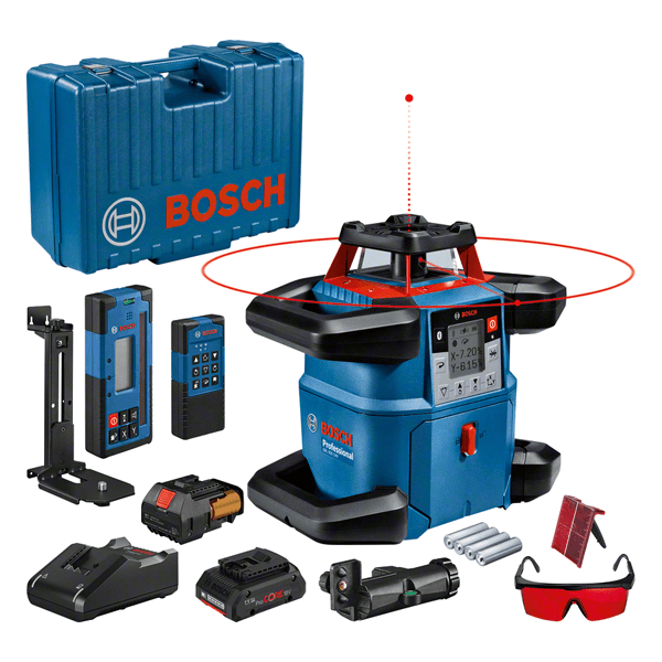 Bosch GRL 600 CHV Rotacioni laser + 1 ProCORE + Prijemnik + Daljinski upravljač RC 6