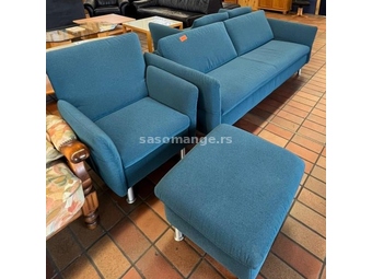 Garnitura : Trosed, dvosed, fotelja i tabure