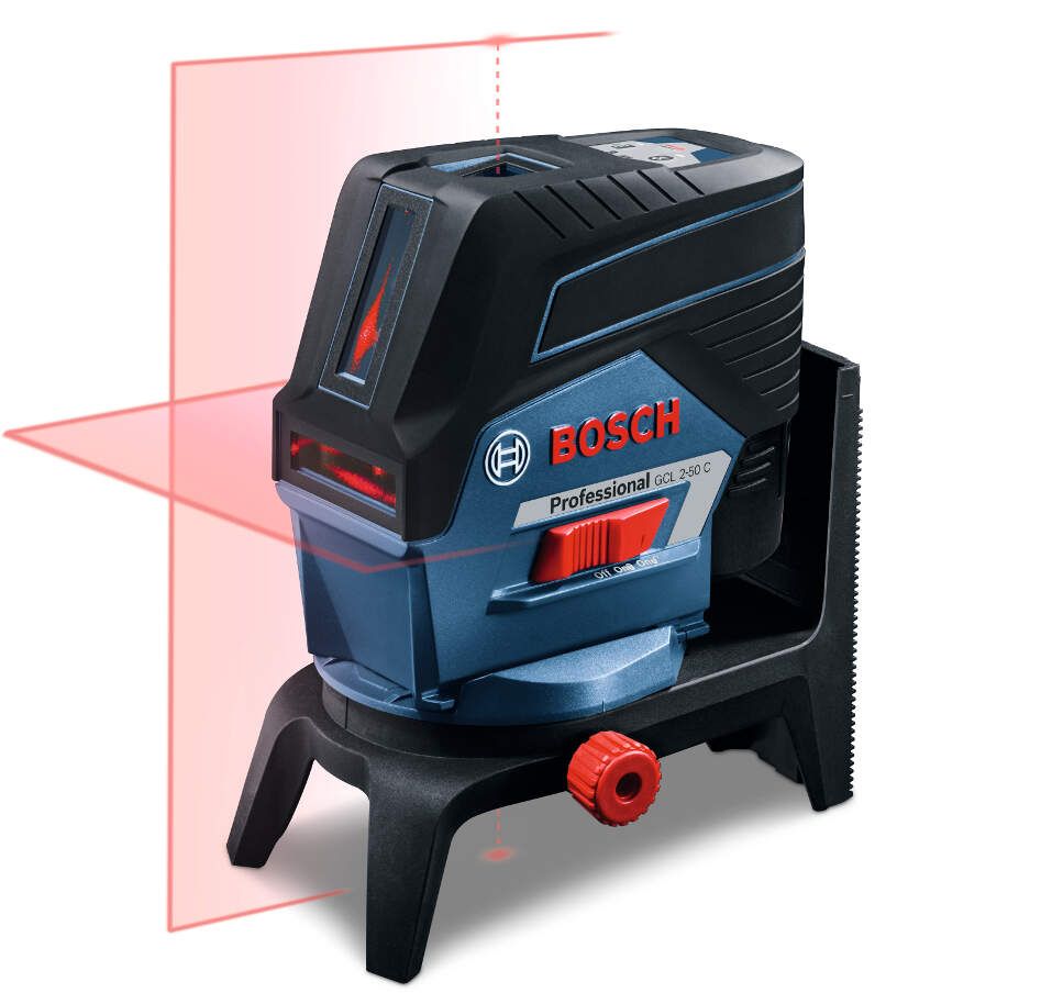 Kombinovani laser Bosch GCL 2-50 C + RM 2 rotirajući nosač + torba, 0601066G00