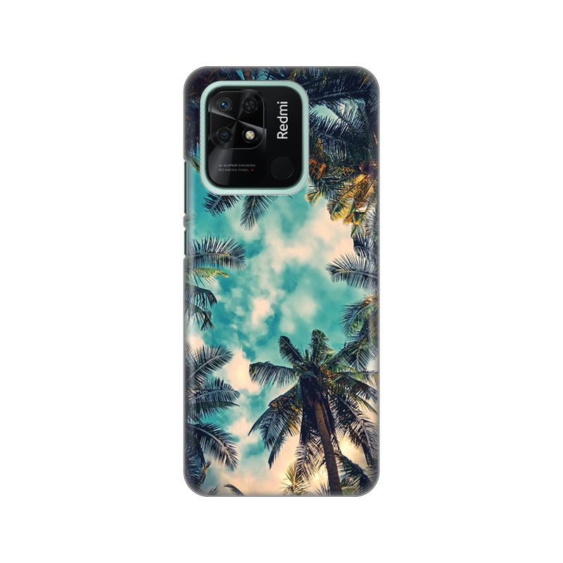 Maskica Silikonska Print za Xiaomi Redmi 10C Palm Tree