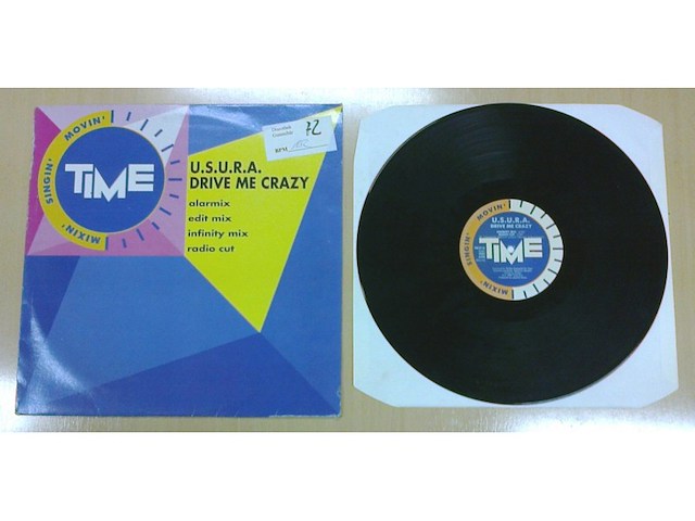 U.S.U.R.A. - Drive Me Crazy (12 inchmaxi) Made in Italy