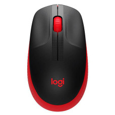 Miš Logitech M190 bežični crno-crveni