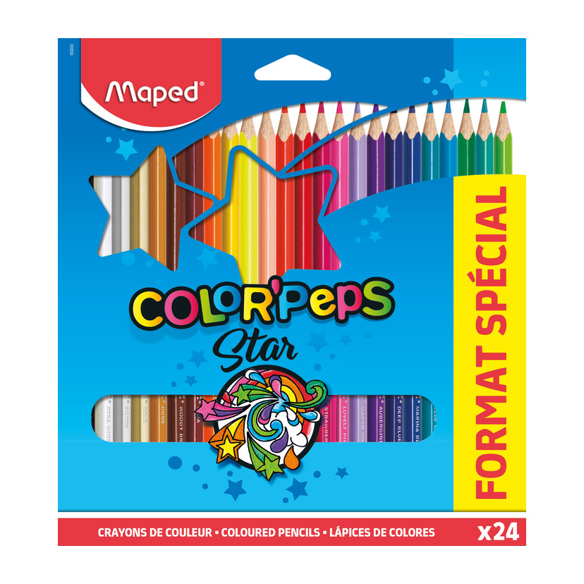 Drvene bojice Maped Color Peps 18+6