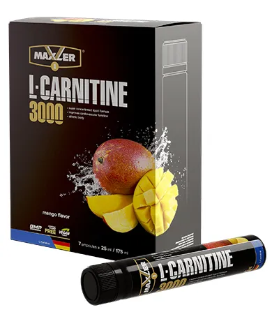 L-Carnitine 3000 Shots - 7x25ml, 3 ukusa