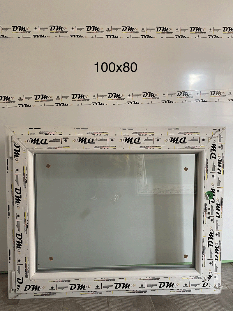 Jednokrilni pvc prozor 100×80