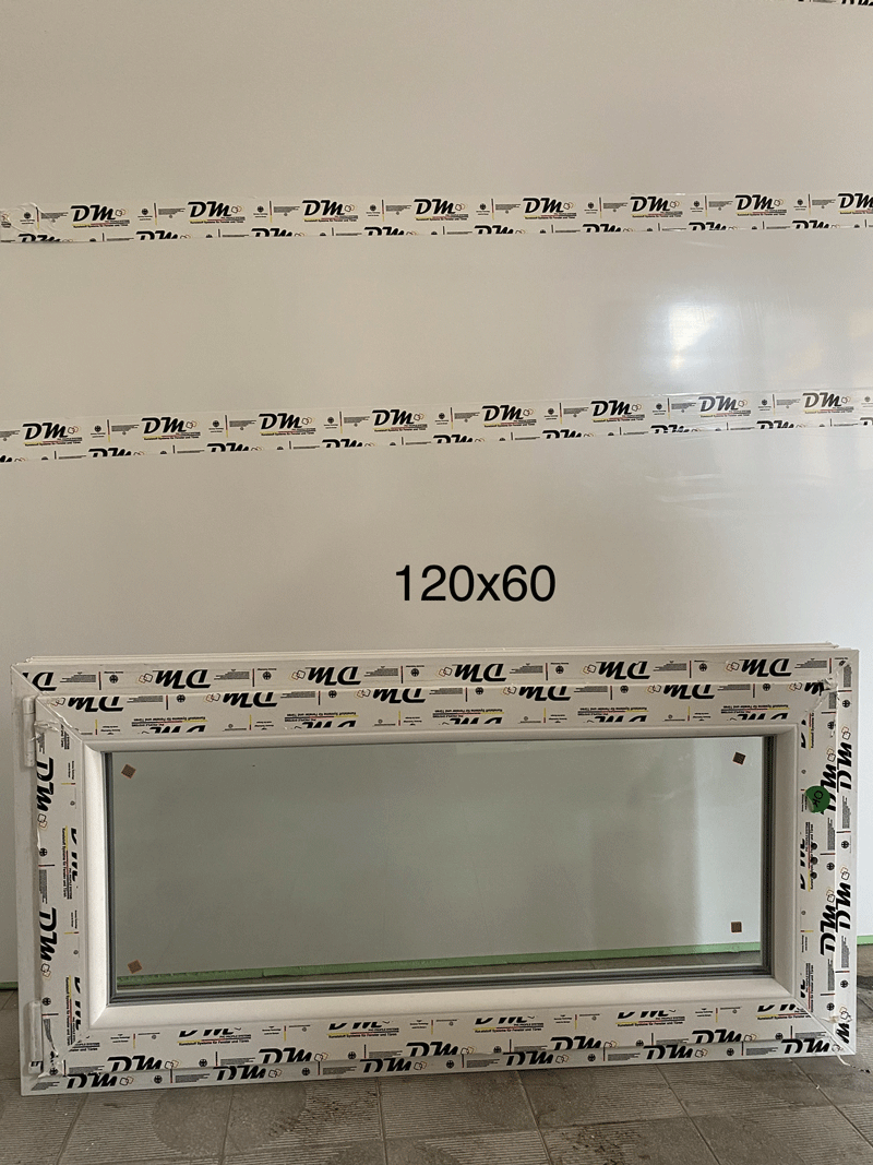 Jednokrilni pvc prozor 120×60