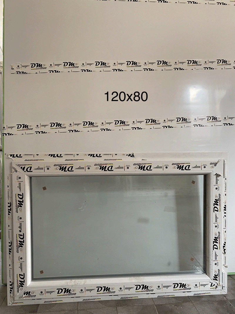 Jednokrilni pvc prozor 120×80