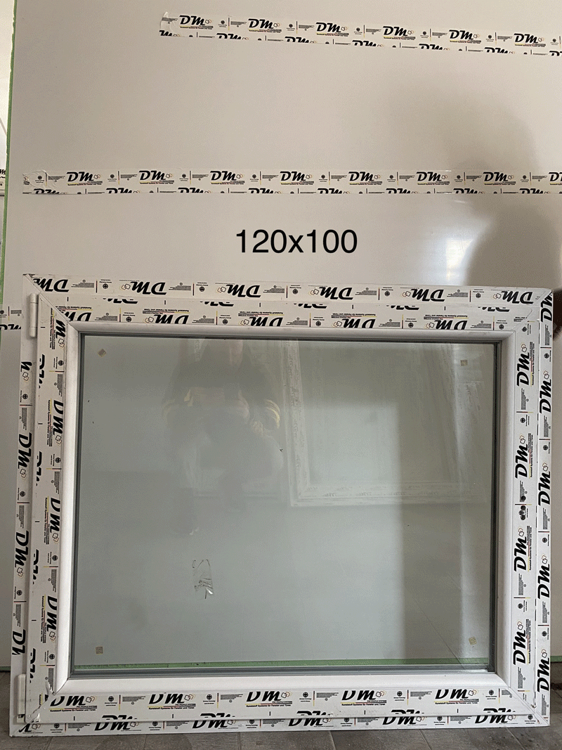 Jednokrilni pvc prozor 120×100