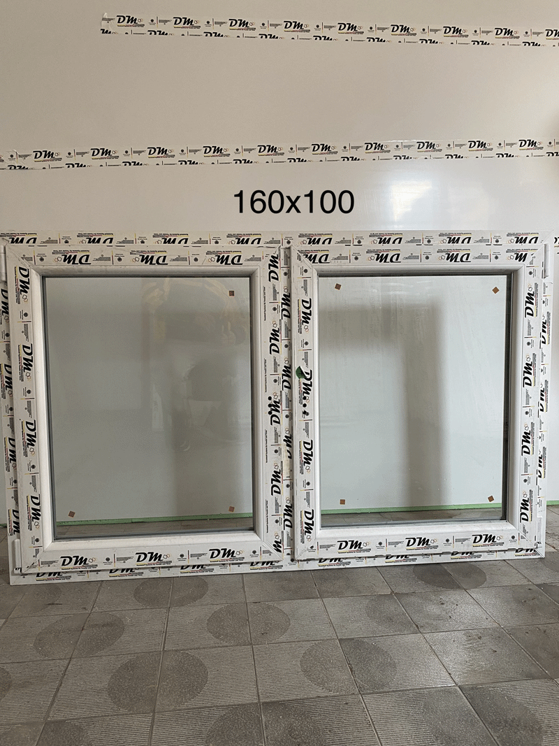 Dvokrilni pvc prozor 160×100