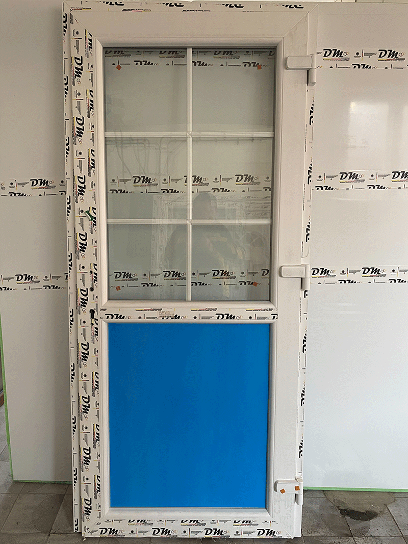Ulazna Karolaj PVC vrata jednokrilna 110×210